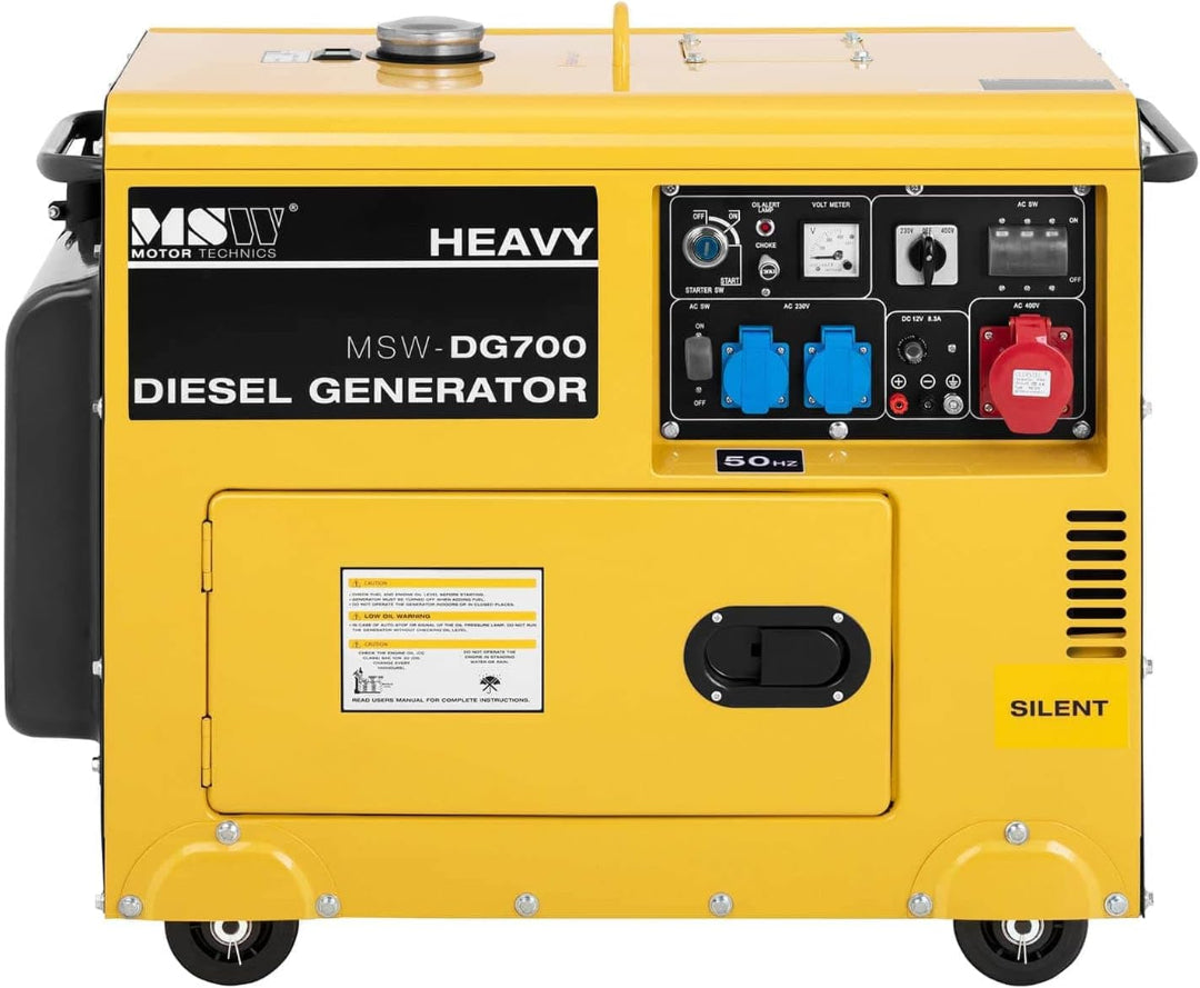 Generatore Diesel Silenzioso 7.5 kW Generatore di emergenza con avviam